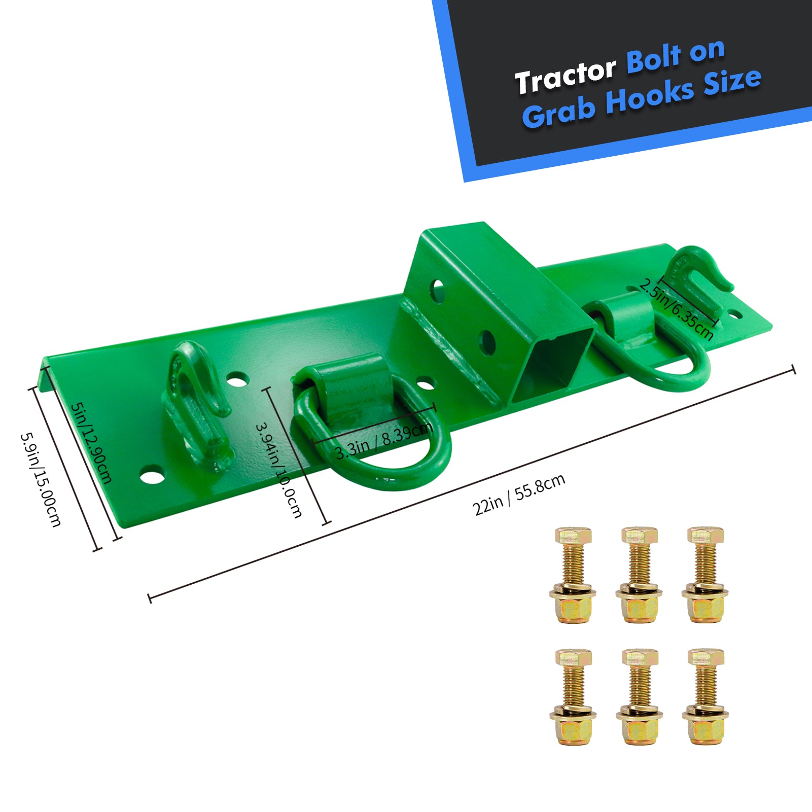 Tractor Bucket Hooks Bolt On Grab Hooks and D Ring – ayagear