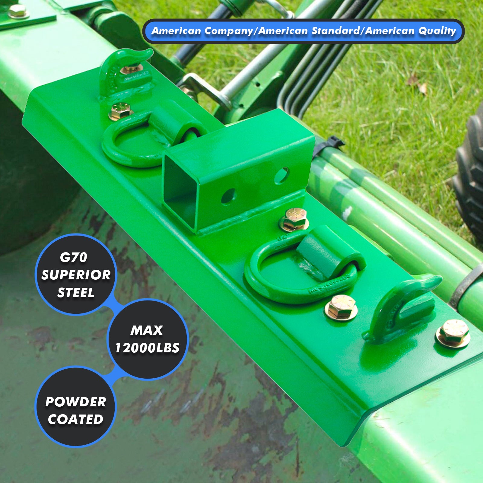 Tractor Bucket Hooks Bolt On Grab Hooks and D Ring – ayagear